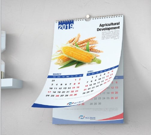 Calendar Design 2019, NCC Bank Limited – Postmaster Communication